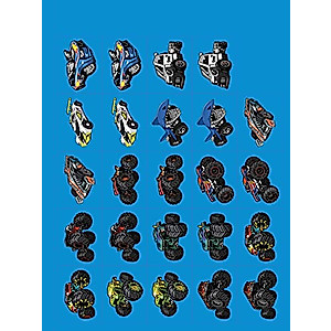 Hot Wheels: Race Cars vs. Monster Trucks: 100% Officially Licensed by Mattel, Activities, Tattoos, & Press-Out Cards for Kids Ages 4 to 8