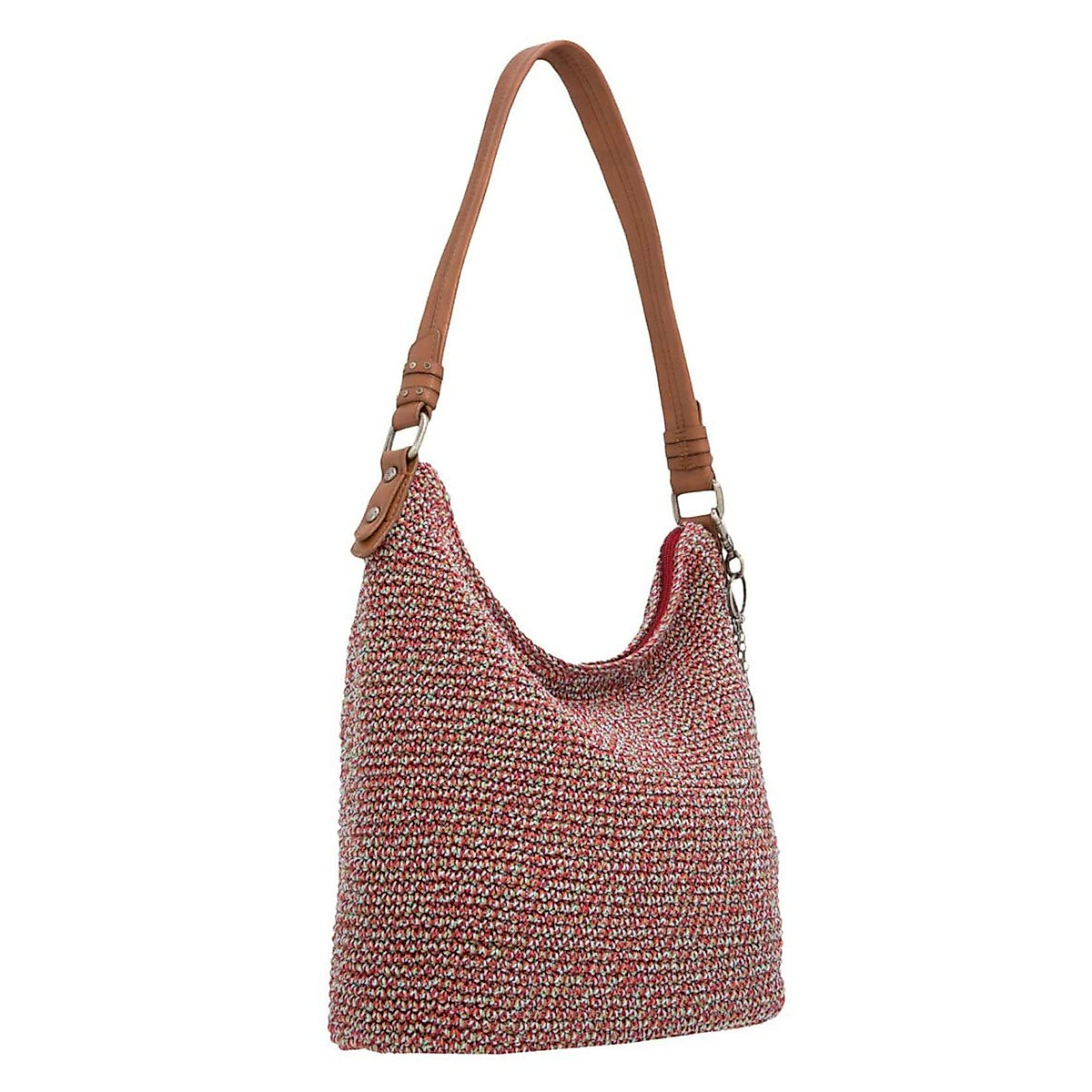 The Sak Sequoia Crochet Hobo (Red Static)