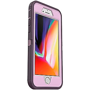 OtterBox DEFENDER SERIES Case for iPhone SE (2nd Gen - 2020) & iPhone 8/7 (NOT PLUS) - Retail Packaging - PURPLE NEBULA (WINSOME ORCHID/NIGHT PURPLE)