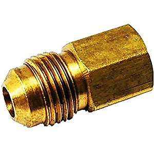 UASAM Male 3/8" Flare to Female 1/4" NPT Pipe Thread Propane Natural Gas