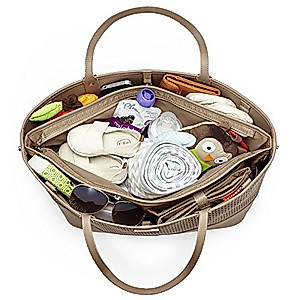 Skip Hop Duet 2-in-1 Diaper Tote, Taupe