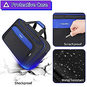 YOREPEK Travel Case for PS5, Carrying Case Compatible with Playstation 5 Console Controller, Protective Storage Bag for PS 5 Disk Digital Edition, Games, Headset and Gaming Accessories
