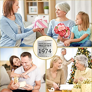 50th Birthday Gifts for Her, Women - Making The World Brighter Since 1974 - Funny 50th Bday Gifts Idea - 50th Birthday Decorations for Her, Him - 6oz Lavender Decor Ceramics Candle