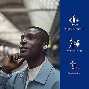 PHILIPS Fidelio T1 True Wireless Headphones with Active Noise Canceling Pro+, Audiophile Quality, White