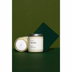 Mia's Co. Rose Garden Scented Candle, Papaya & Rose Natural Soy Candles with Cotton Wicks, 7.5 oz Jar Minimalist Aromatherapy Candles for Home, Long Lasting Burning Stress Relief, Gift for Women