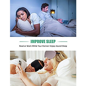 Silk Sleep Mask, 2 Pack 100% Real Natural Pure Silk Eye Mask with Adjustable Strap, Eye Mask for Sleeping, BeeVines Eye Sleep Shade Cover, Blocks Light Reduces Puffy Eyes Gifts