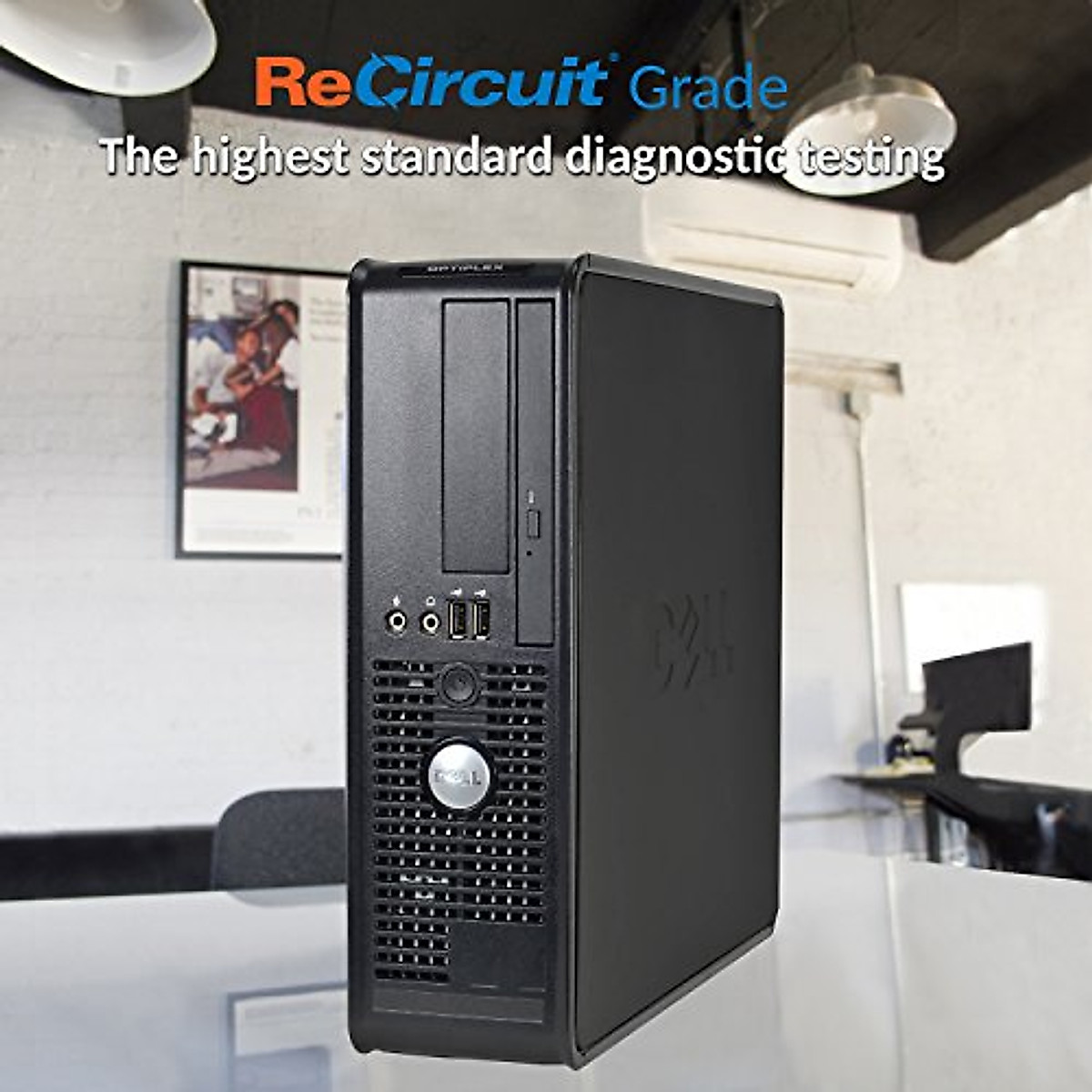 Office ReCircuit SFF Desktop - Intel Core 2 Duo 3.0GHz, 8GB RAM, NEW 1TB HDD, Dual Video, Windows 7 Pro 64-Bit, WiFi, DVD/CD-RW