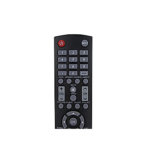 HCDZ Replacement Remote Control for Insignia NS-24LD120A13 NS-29LD120A13 NS-32LD120A13 NS-24ED200 NS-28DD310NA15 NS-24DD220NA16 LED LCD TV DVD Combo