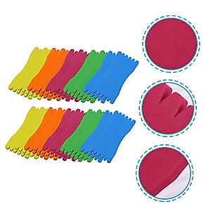 PLAFOPE 100 Pcs foam wrap fishing line storage board sanding blocks fine sandpaper fishing line spools snelled fishing hook dry hands thread stand fishing line winding board cross sponge