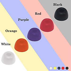 Adhiper Pixel Buds Pro Silicone Material Replacement Eartips Earbuds Set, Earplugs Compatible with Google Pixel Buds Pro in-Ear Earphones（5 Pairs）