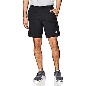 adidas Men's Run It Short Personal Best 3-Stripes Black Small 9"