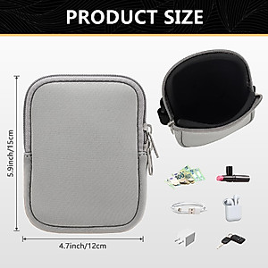 YR Water Bottle Pouch for Stanley Quencher Adventure 40oz & 30oz Tumbler, Gym Water Bottle Pouch for Stanley Cup 40oz with Handle, Water Bottle Pouch for Stanley Tumbler (Gray)