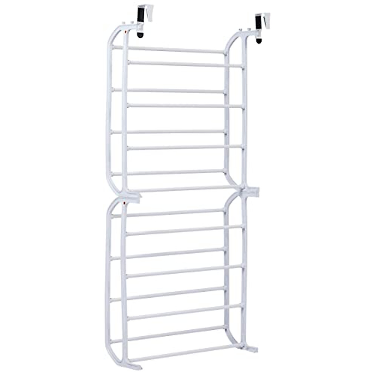 Whitmor 24 Pair Over The Door Shoe Rack-White