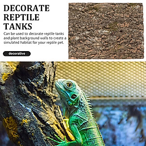 Ipetboom Reptile Tree Bark Lizard Climbing Platform Botanical Decor Plant Decorations Leopard Gecko Costume Snake Hiding Place Reptile Bark Platform Turtle Climbing Bark Natural Animal Cork