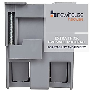 Newhouse Hardware 1-Gang PVC Old Work Electrical Outlet Box (3-Pack) | 14 cu. in. Plastic Junction Box for Switches, GFCI, or Duplex Receptacle Outlet | Old Work Electrical Box for Home Improvement