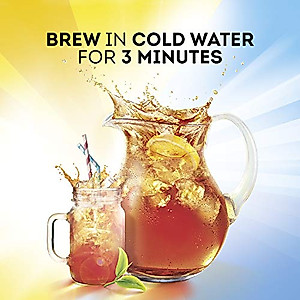 Lipton Cold Brew Iced Tea Bags, Family Size, 22 Count