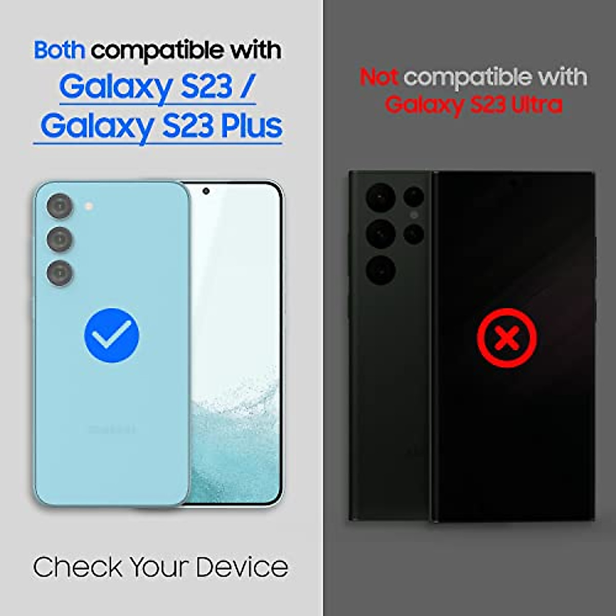 [Dome Camera Ring type] Galaxy S23 & S23 Plus Camera Protector by Whitestone [One Touch Installation] - 1 Pack