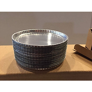 Mettler Style 90mm Disposable Aluminum Weighing Dish/Pans for Moisture Analyzers - 100 Weighing Pans by Nevada Weighing™ Brand
