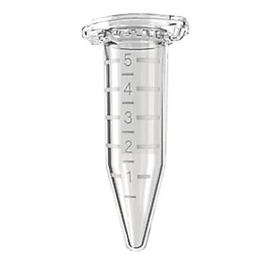 Eppendorf 0030119401 Polypropylene Clear Conical Tube, Eppendorf Quality, 5.0ml Capacity, (Case of 200)