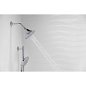 Kohler K-22169-G-CP Forte 1.75 GPM Multifunction Showerhead with Katalyst Air-Induction Technology, Polished Chrome