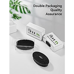 HEETA 2 Pack Silicone Body Scrubber, Gentle Exfoliating Body Scrubber, Shower Scrubber Silicone Loofah Brush, Easy to Clean, Gentle Massage with Body Brush for Kids Women Men All Kinds of Skin