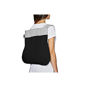 Notabag Original 2 in 1 Backpack and Bag (Grey/Black) – Backpack waterproof – reusable grocery bags foldable – clever design for more flexibility – backpack waterproof – grocery tote bag