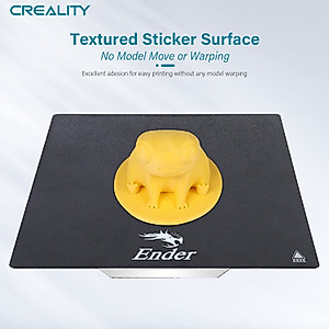 Creality Official Ender 3 Build Plate, 235x235mm Double-Sided Magnetic Bed Plate Smooth+Textured Surface Flexible Removable Printing Platform for Ender 3/3 V2/3 Pro/3 S1/3 S1 Pro/5/5S/5 Pro