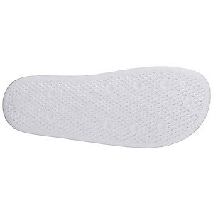 adidas Originals Men's Adilette Lite Slide, White/Core Black/White, 11