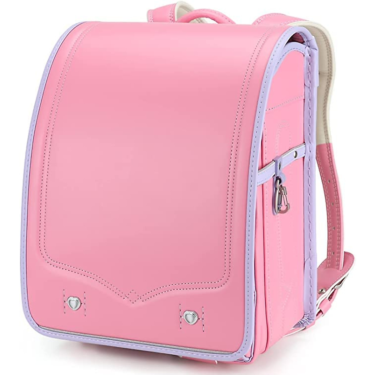 Baobab's wish Ransel Randoseru Japanese schoolbag Backpacks Lightweight & Sturdy Japan With One-touch Switch (PINK)