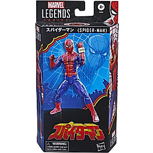 STAR WARS Marvel Legends Series Spider-Man 60th Anniversary Japanese Spider-Man 6-inch Action Figures, 6 Accessories