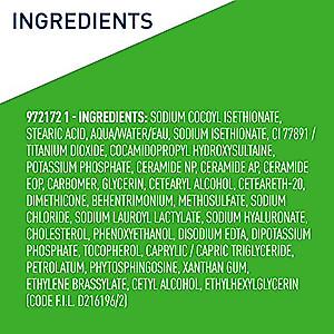 CeraVe Hydrating Cleanser Bar, Soap-Free Body and Facial Cleanser with 5% Cerave Moisturizing Cream, Fragrance-Free, 2-Pack, 4.5 Ounce Each
