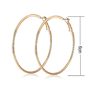Starain 12 Pairs Gold Hoop Earrings for Women Long Layered Leaf Earrings Vintage Statement Dangle Drop Earrings Set