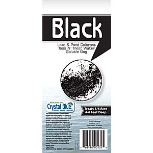 Sanco Industries Pond Dye - Black Individual Water Soluble Packet - 1 Pack Treats 1/4 Acre