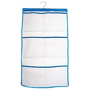 Bathroom Save Space Tub Shower Hanging Mesh Organizer Storage Bag Bathroom Accessories for Dorm Rooms Bathroom Hang on Shower Curtain Rod Liner Hooks