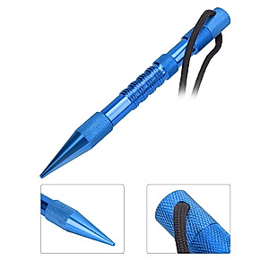 FASJ Paracord Bracelet Jig Kit, Paracord Needle Set Polished Sewing Needles Lightweight for Umbrella Rope Bracelets for Stitches Corchet Tool(Single Blue)