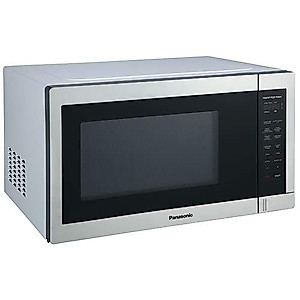 Panasonic NN-SB658S 1.3 Cu Ft 1100W Cooking Power Smart Touch Controls Turbo Defrost Countertop Microwave Oven (Renewed)
