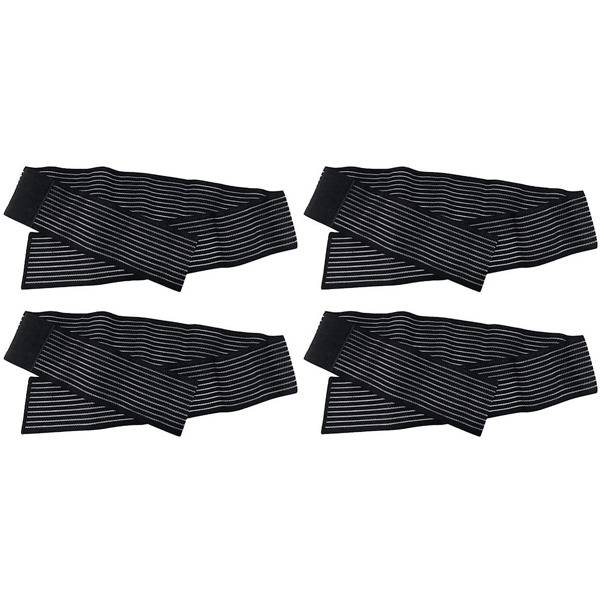 4 Pcs Wrap Bandage Support Protective Pad Brace Support Sleeve Support Braces Sports Safety Compression Sleeve Pads
