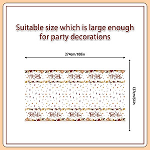 Fall in Love Bridal Shower Decorations Tableware 111pcs Romantic Theme Fall Wedding Decorations Set Include Plates,Napkins,Cups,Forks,Balloons,Waterproof Tablecloth and Banner for 20 Guests