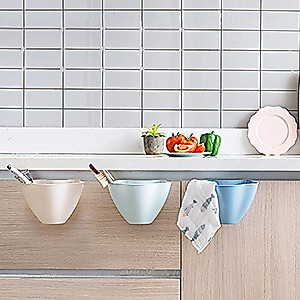 ekqw015l [Kitchen Trash Bin Kitchen Cabinet Drawer Door Hanging Rubbish Trash Can Waste Bin Sundries Holder Mini Wastebasket Hotel Restaurant Cafe Garbage Bin Kitchen Office Supplies Grey