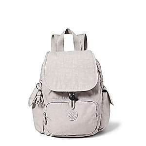 Kipling Women's City Pack Mini Backpacks, Grey Grey, 14x27x29 cm (LxWxH)