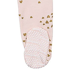 Gerber Baby Girls' 4-Pack Footed Pajamas, Love Llamas Pink, 18 Months