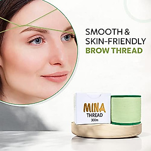 MINA Thread 1 Spool X 300m | Eyebrow Threading Thread | Organic Cotton Thread Pack of 1