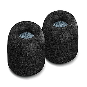 COMPLY TWR-200-B TrueGrip Pro Earbud Tips for Soundpeats H1, Truengine III, Devialet Gemini, Master & Dynamic MW07, Soundpeats T2, and More Earphones, Black (Medium, 3 Pairs)