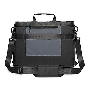DOB SECHS Briefcases for Men, Laptop Bag 15.6 inch, Small Messenger Bag for Men Women, Satchel Bags for Men, Waterproof Laptop Messenger Bag, Computer Bags for Laptops/Macbook/Notebook, Black
