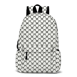 Cats Bacpack 17in Laptop Knapsack Casual Durable Daypack Packsack Rucksack Bags Travel Backpacks for Men Women
