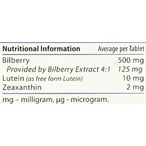 Vitabiotics - Ultra Bilberry, Lutein & Zeaxanthin - 30 Tablets