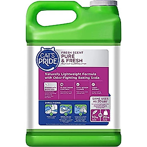 Cat's Pride Fresh Scent Pure & Fresh Multi-Cat Clumping Litter, 10-Pound Jug, Pack of 3 (C47510-C40)
