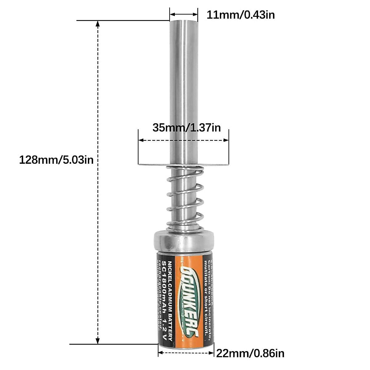 OGRC Nitro Glow Plug Igniter Starter Tools with Battery Charger for HSP Redcat and 1/8 1/10 Nitro Engine RC Car Buggy Truck Model