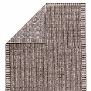 Jaipur Living Vibe Iti 2'X3' Area Rug, Coastal Taupe for Outdoor Spaces