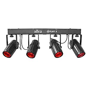 CHAUVET DJ 4 Play2-Portable, RGBW LED Effect Light, Black (4Play 2)